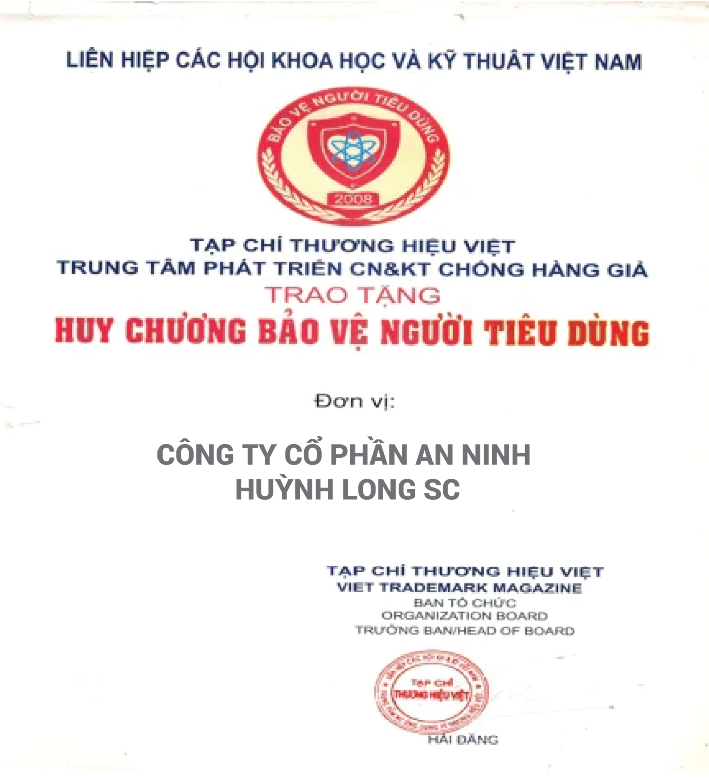 Dịch vụ bảo vệ quận Gò Vấp Huỳnh Long SC